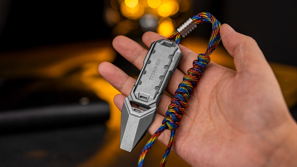 Titaner Multi-Tool Pry Bar + Fidget Slider