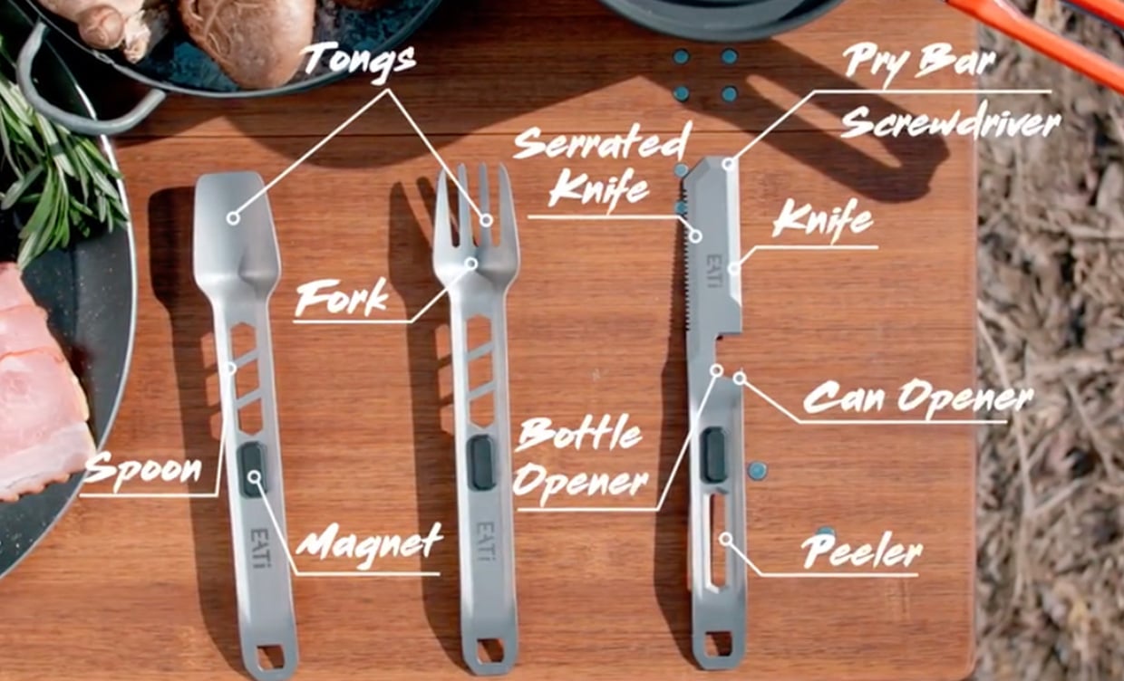 EATi Mag Camping Utensil Kit
