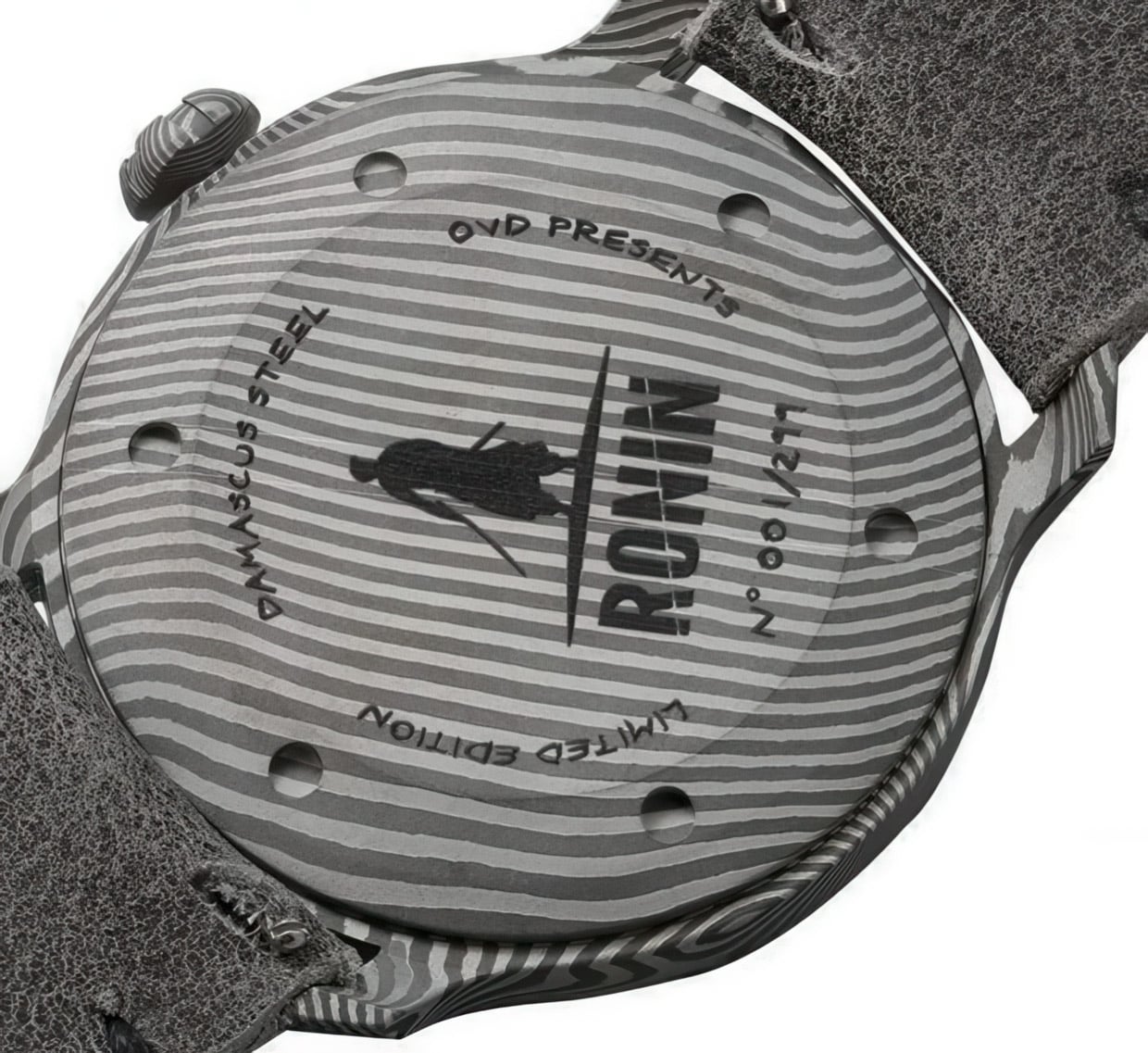 The OVD Ronin Is a Gorgeous Damascus Watch
