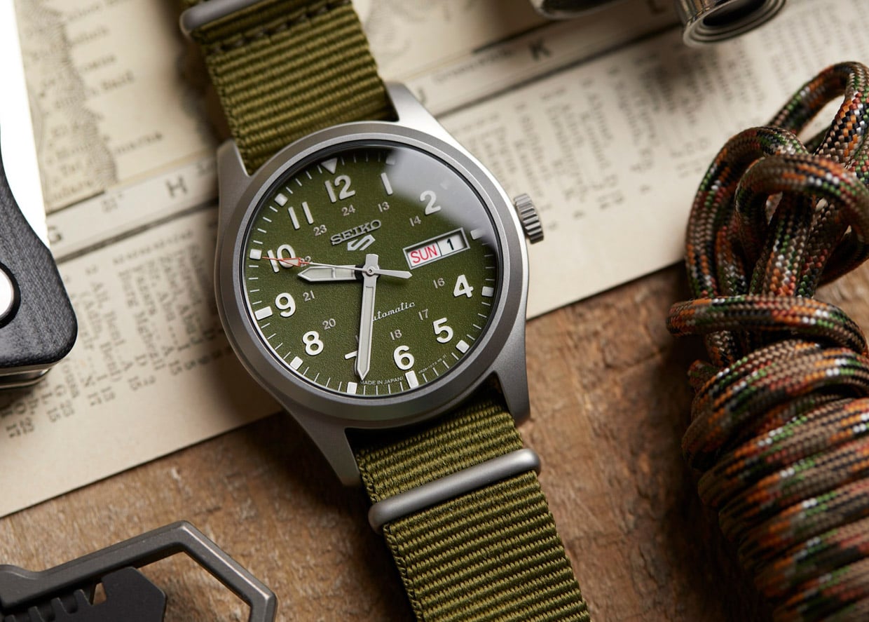 Seiko 5 Sports Field Watch Is a Timeless Timekeeper