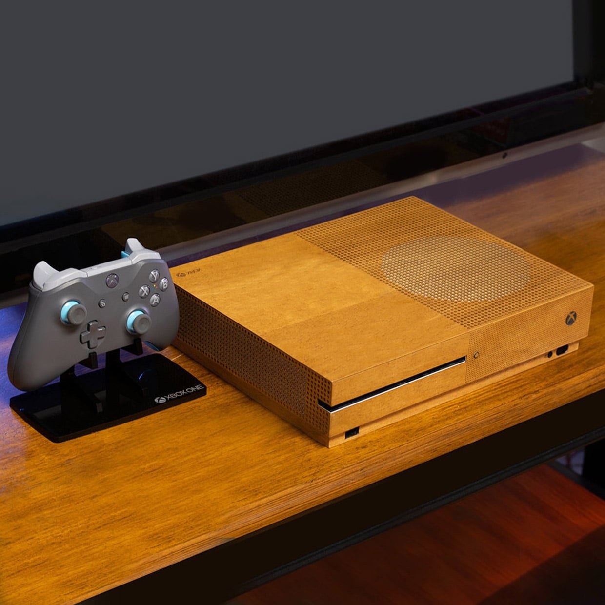 Class Up Your Game Consoles with Wood Veneers