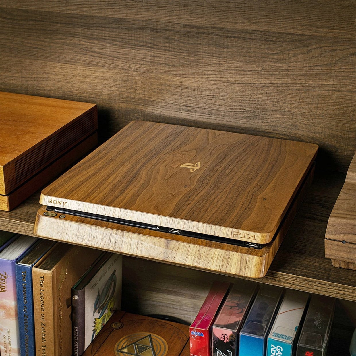 Class Up Your Game Consoles with Wood Veneers