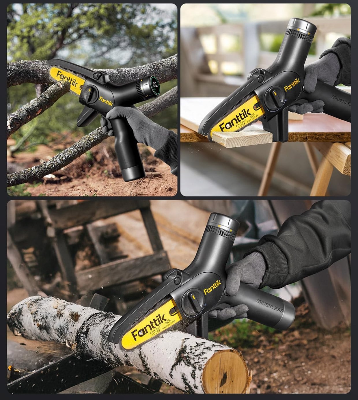 This Cordless Mini Chainsaw Is a Home Gardener's Best Friend