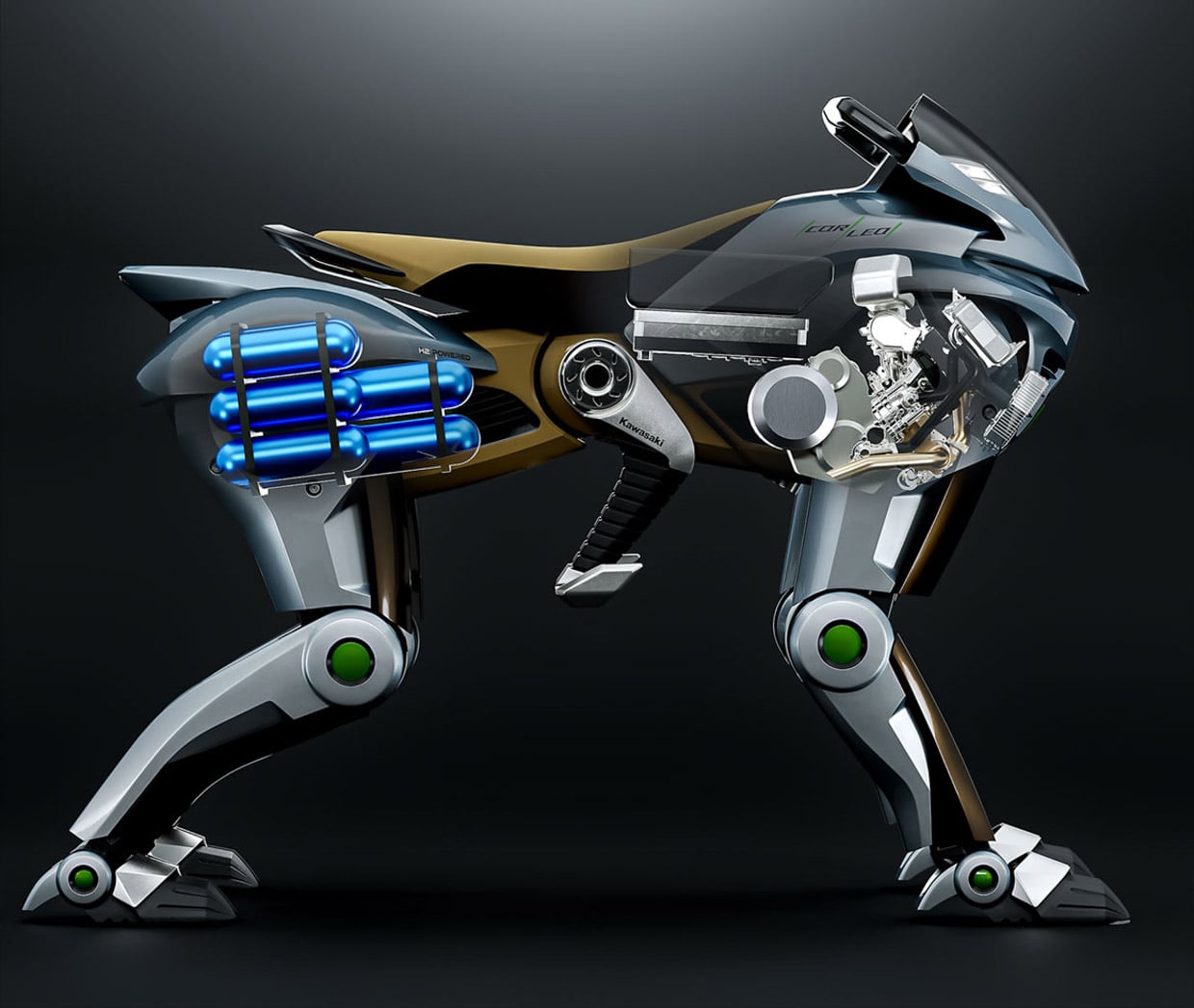Kawasaki CORLEO Robot Is Like a Walking ATV