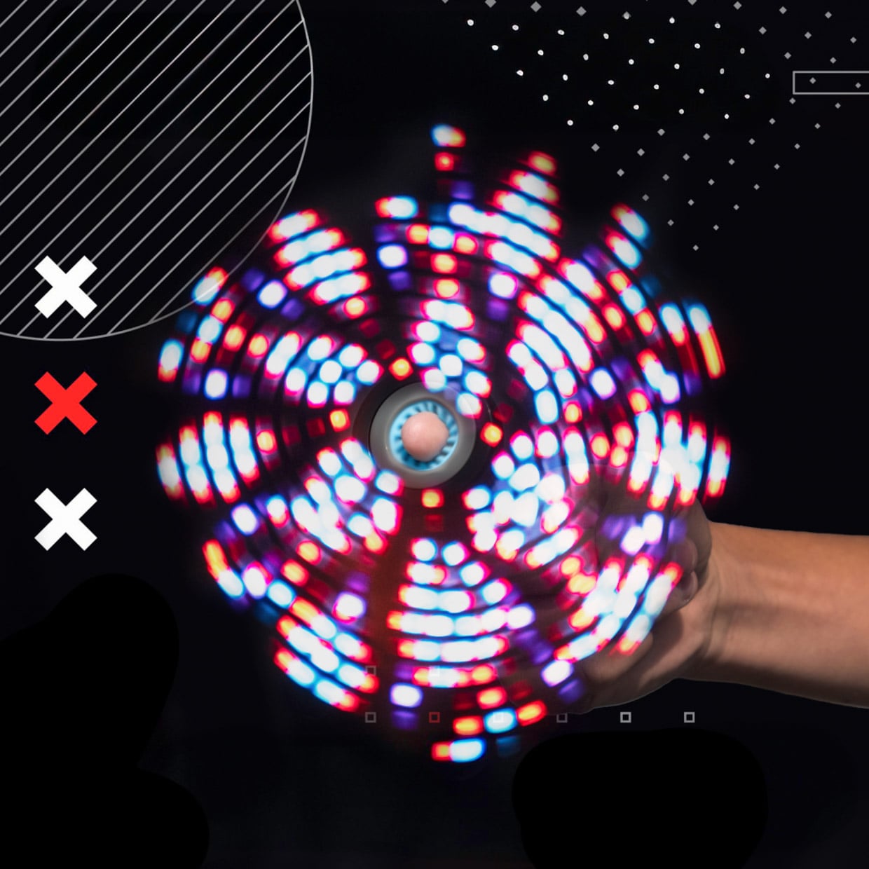 RingSlingr FX Fidget Spinner Puts a Light Show on Your Finger