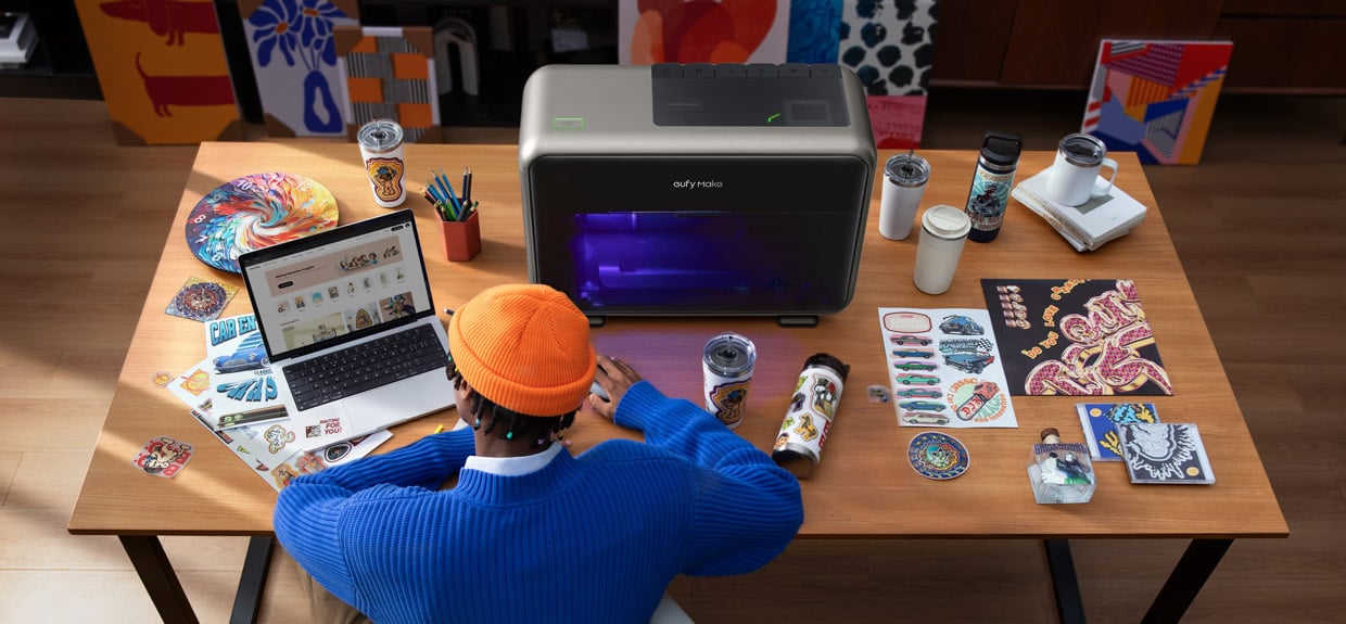 The eufyMake E1 UV Printer Can Print Textures You Can Feel