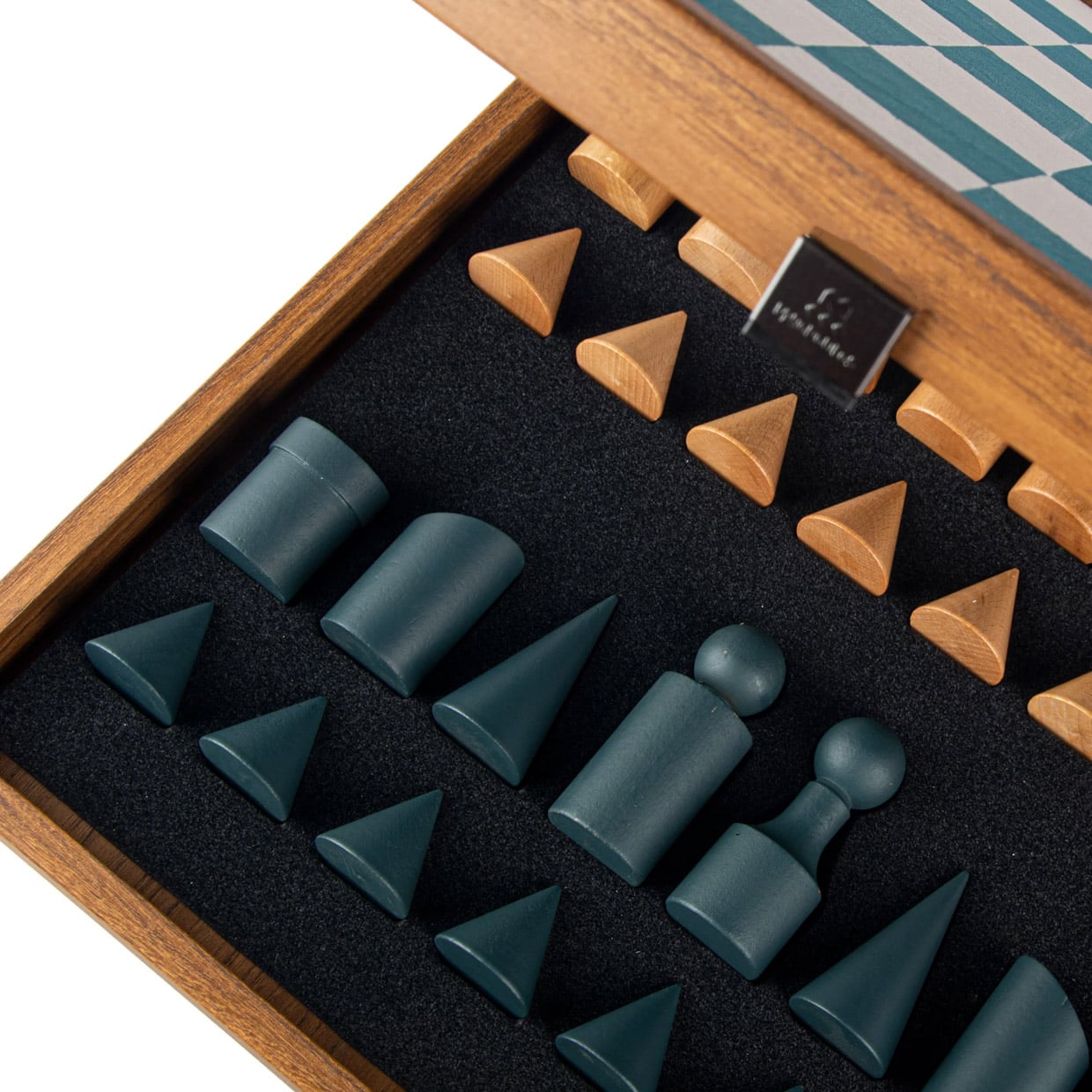 Bauhaus Wooden Chess Set: For Minimalist Moves