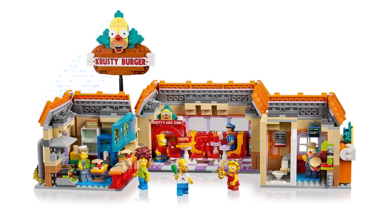 LEGO's Simpsons Krusty Burger Set Celebrates Springfield's Unhealthiest ...
