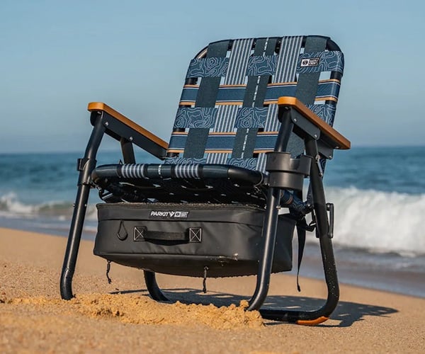 Parkit Voyager x Salty Crew Beach Chair