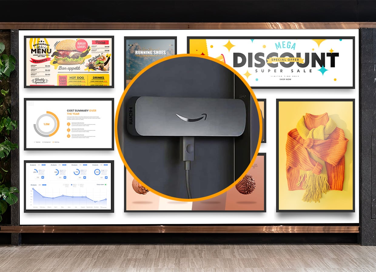 Amazon Signage Stick Turns TVs into Professional Digital Sign Boards