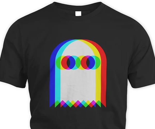 This Trippy Pac-Man-Inspired Ghost Tee Will Stimulate Your Brain