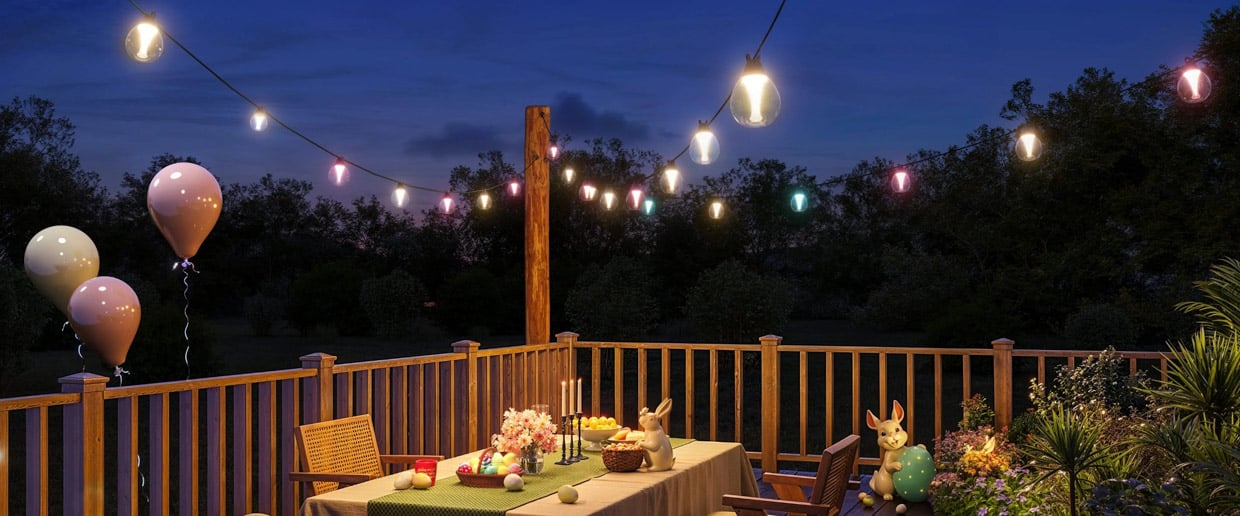 Govee's Colorful Outdoor String Lights Sync with Your Music