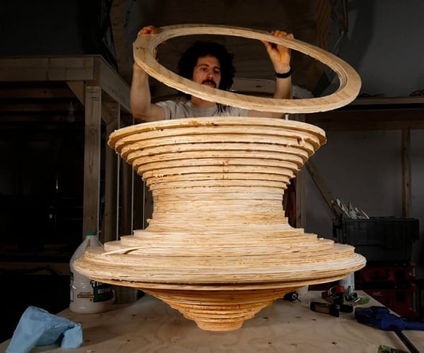 DIY Plywood Magis Spun Chair Replica Spins With Style