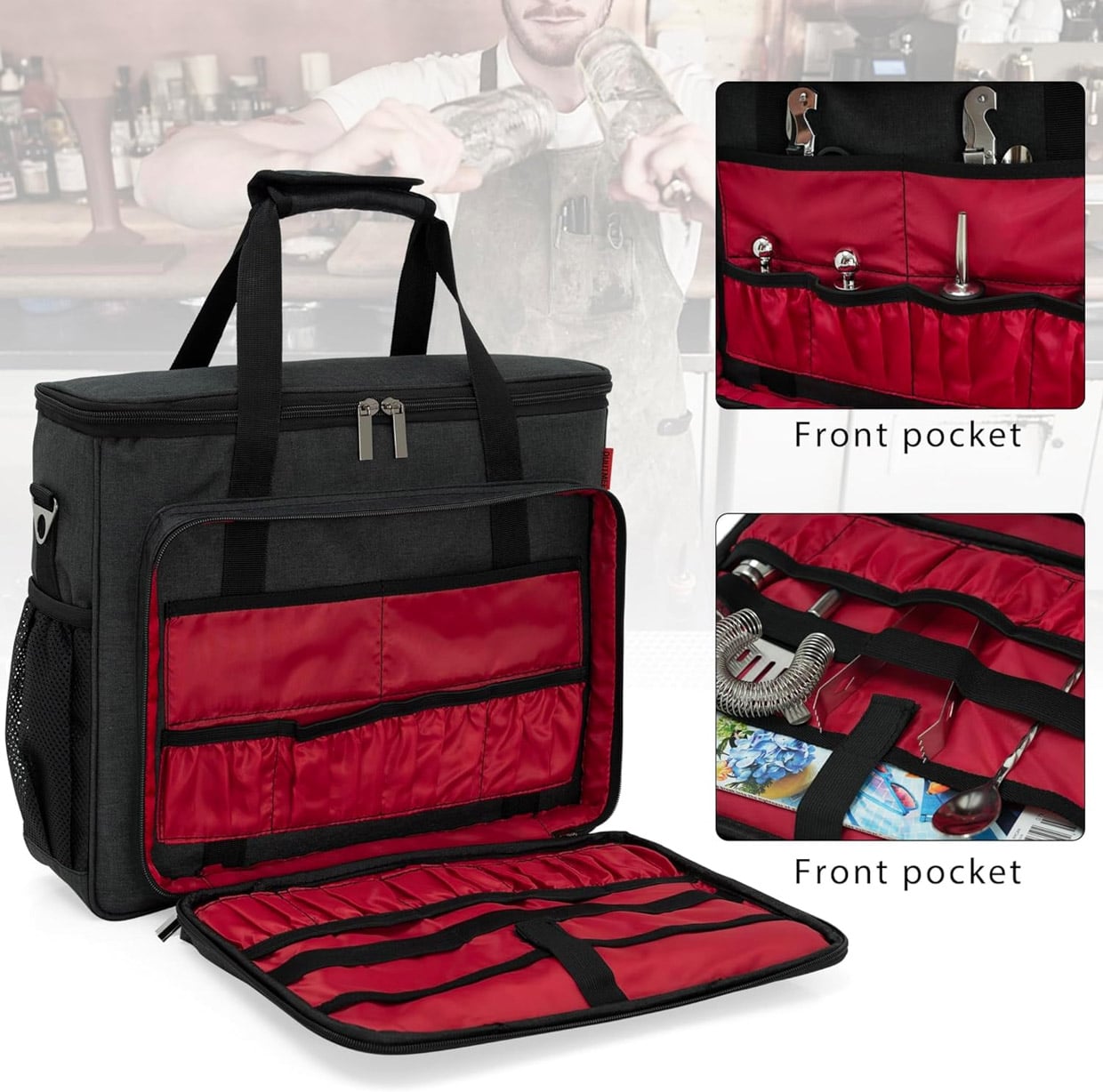 Carry Your Booze and Barware to Parties with the Bartender Bag