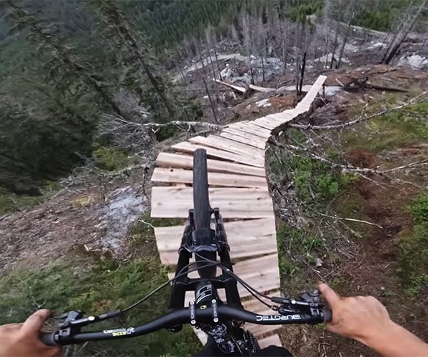 Riding Down the Gnarliest MTB Line