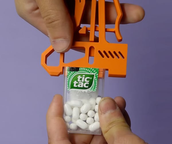 3D-Printed Tic Tac Gun Shoots Mints Into Your Mouth