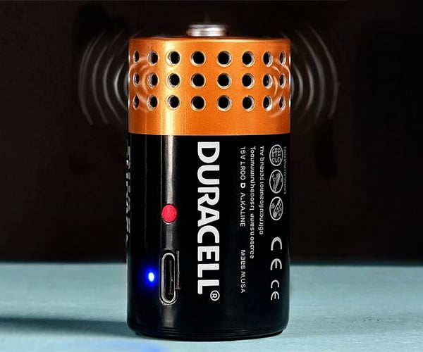 Putting a Bluetooth Speaker Inside a D-Cell Battery