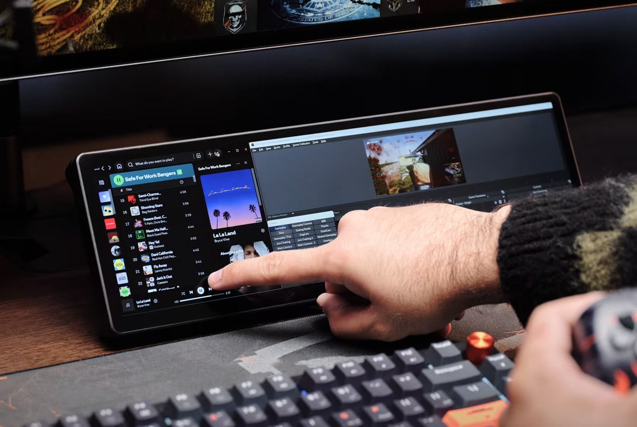 Corsair Xeneon Edge Touchscreen Packs Widgets, Windows, and Stream Deck Control