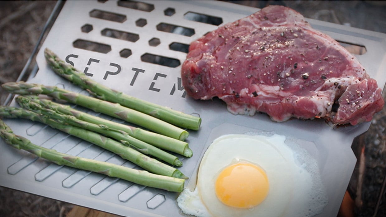 The GrilTi Is a Portable Folding Grill Made from Titanium