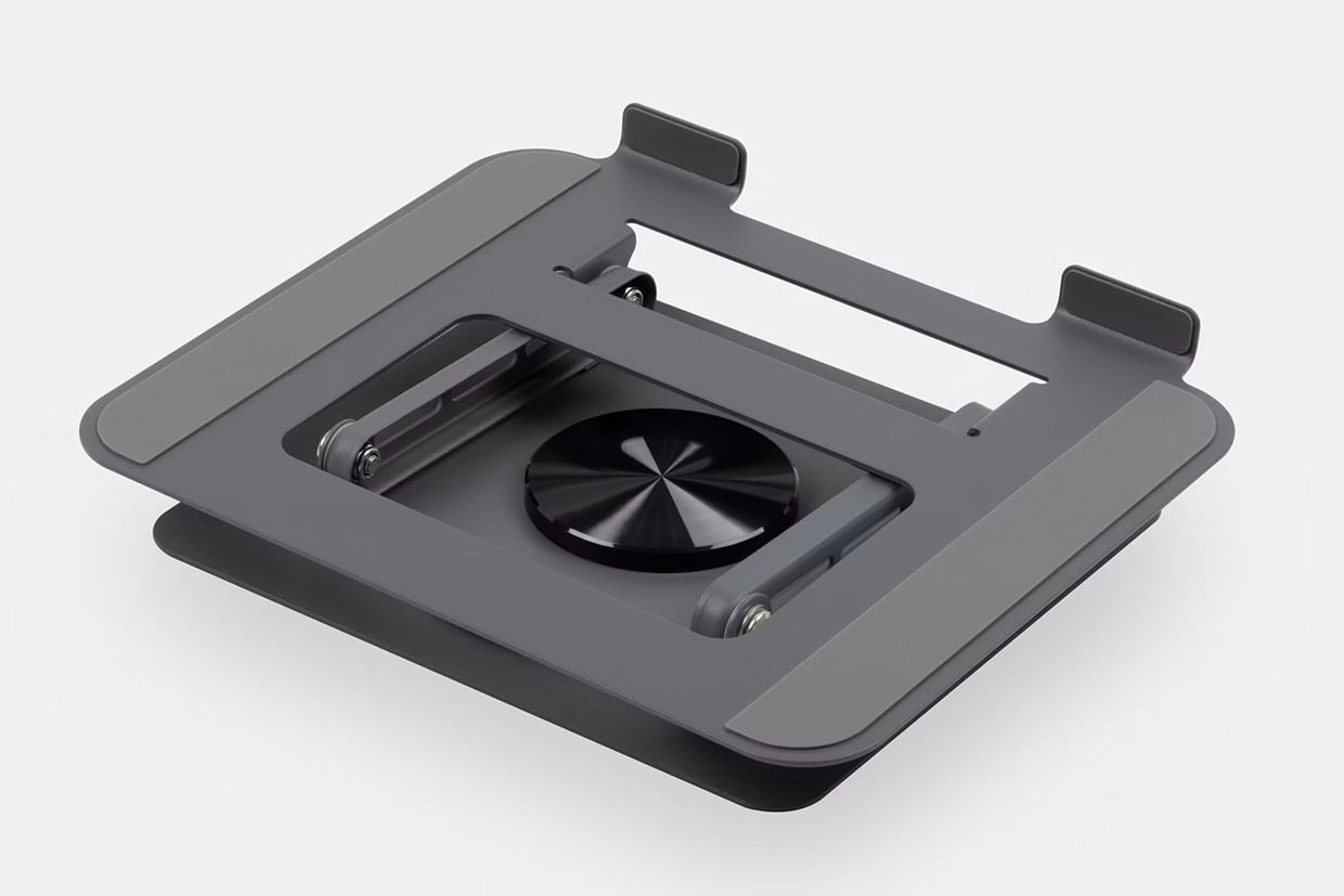 KeebMonkey Laptop Stand Spins to the Perfect Angle