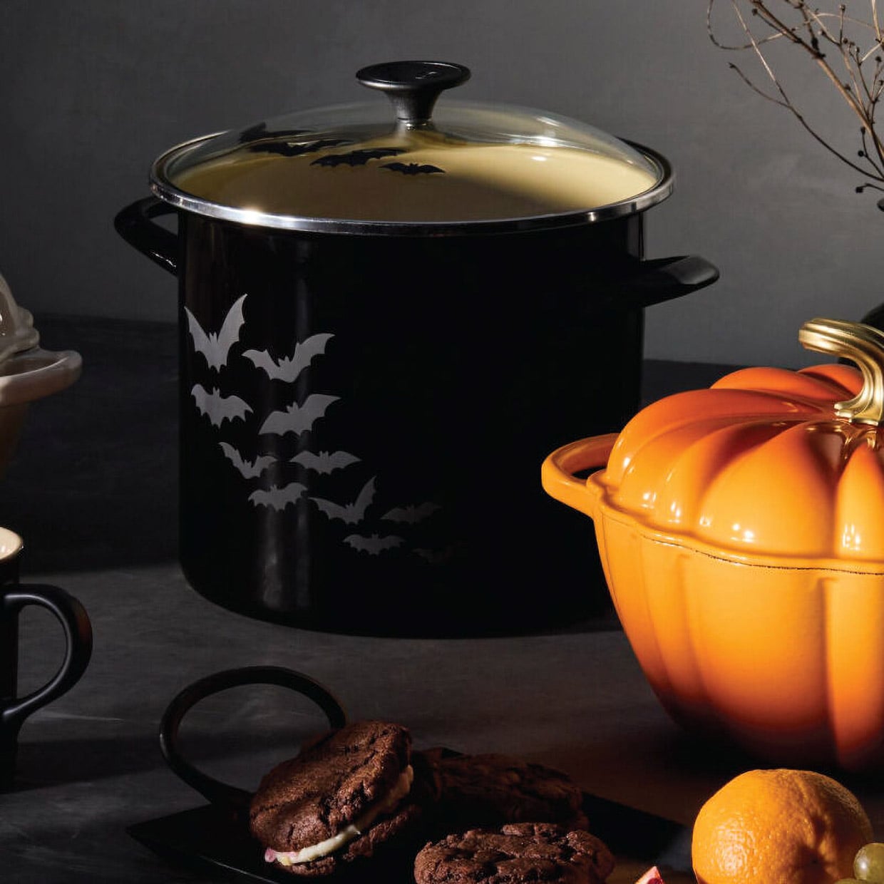 A Cauldron for Fall: Le Creuset’s Bat-Adorned Stockpot