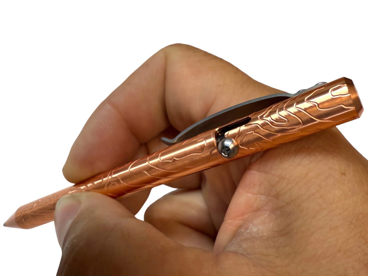 This Copper Bolt-Action EDC Pen Combines Style and Smooth Writing