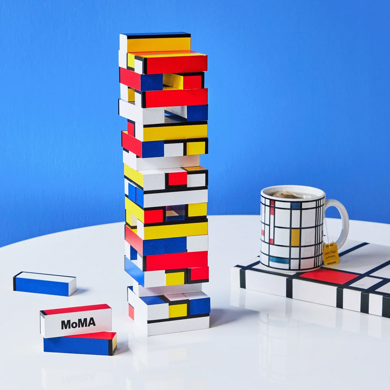 If Jenga Was Played with a Mondrian Painting