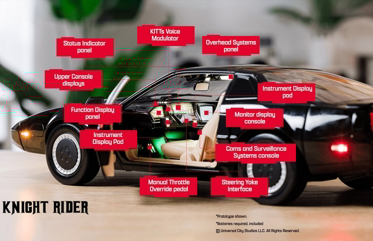 This Talking K.I.T.T. Replica Is the Knight Rider Toy of Your Dreams