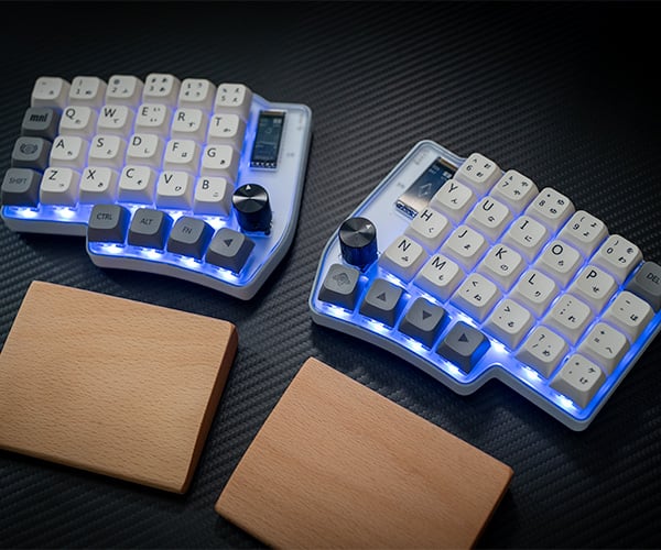 Zythe Wireless Split Keyboard Puts Comfort and Style at Your Fingertips