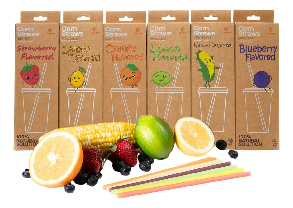 These Flavored Drink Straws Make Water Taste Better and Are Biodegradable
