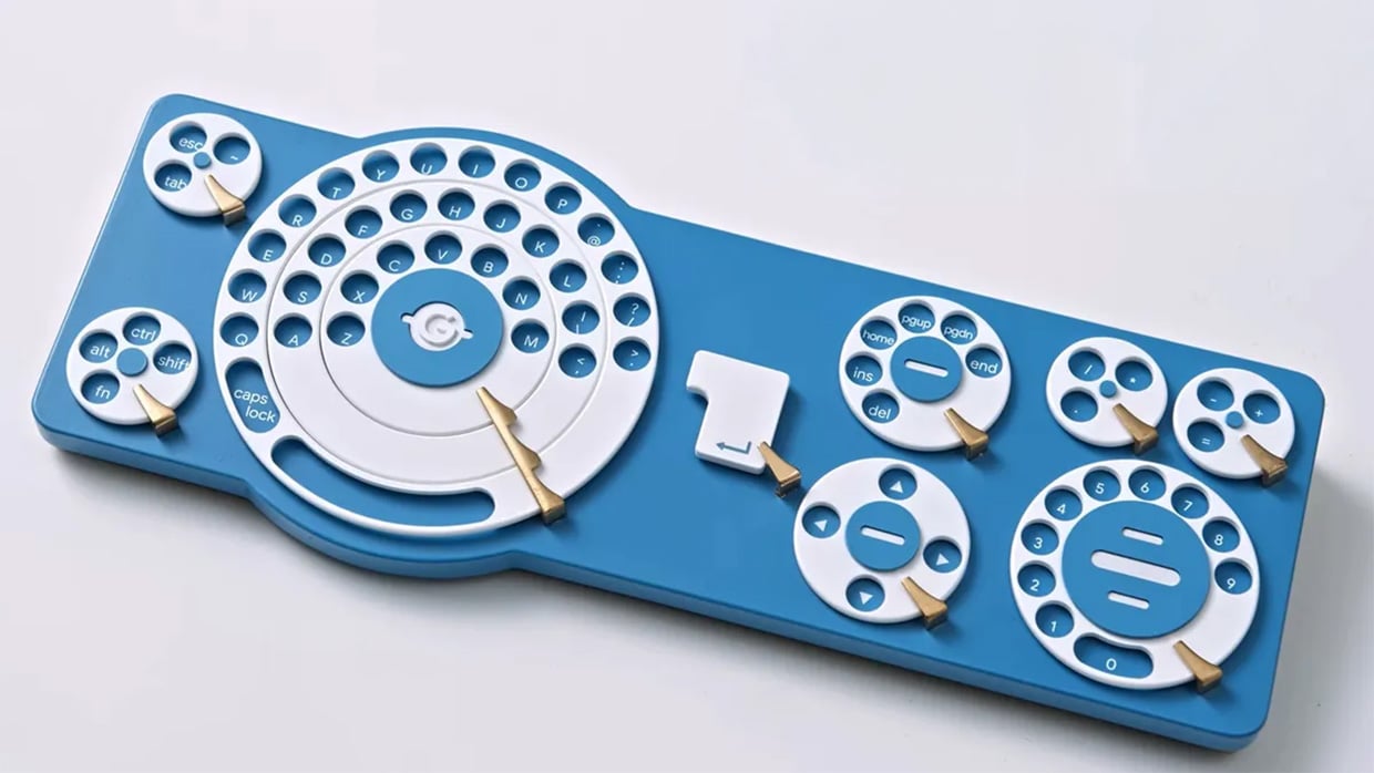 Google Japan Came Up with a Rotary Dial Keyboard