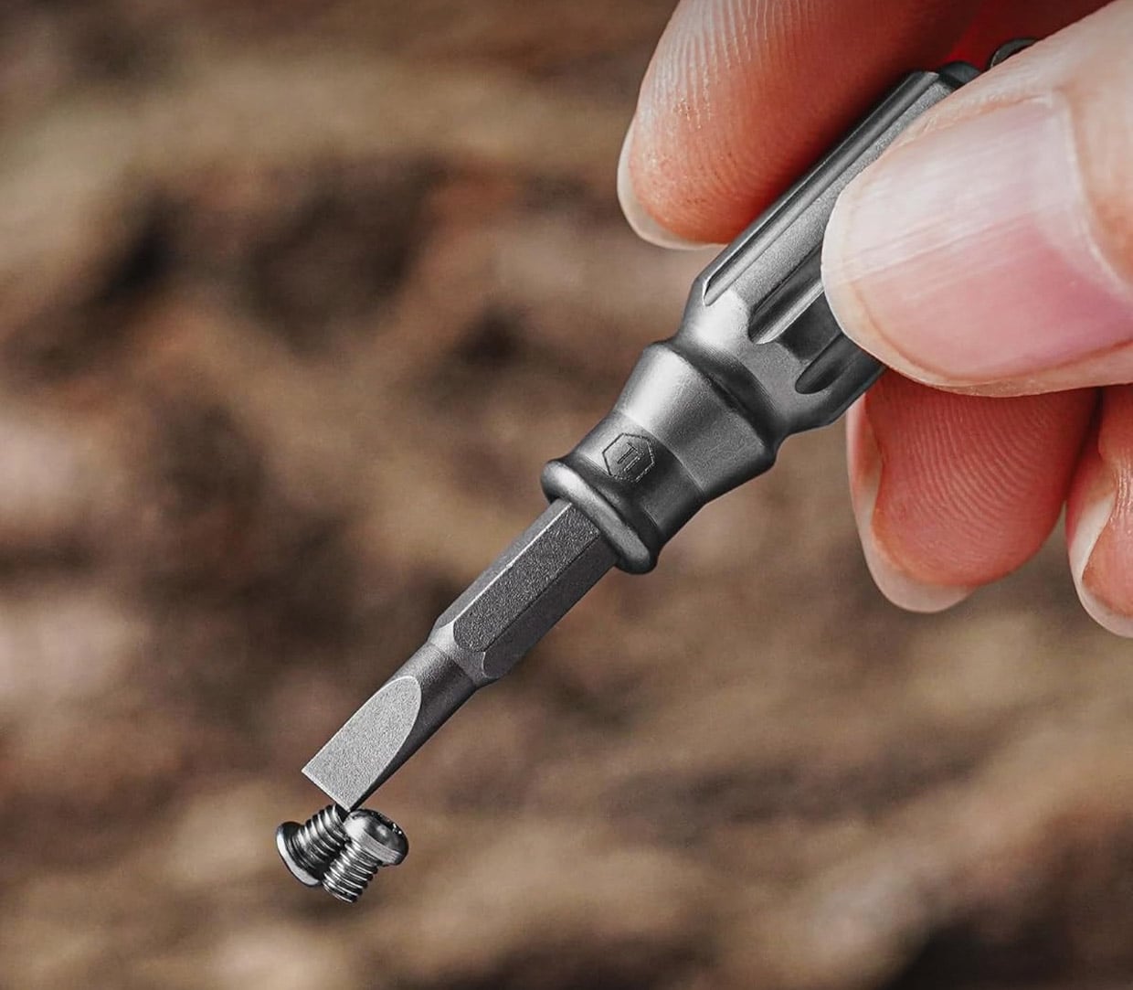 KeyUnity's Mini Titanium Alloy Screwdriver Fits on Your Keyring