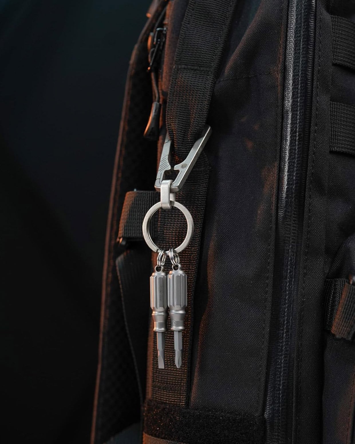 KeyUnity's Mini Titanium Alloy Screwdriver Fits on Your Keyring