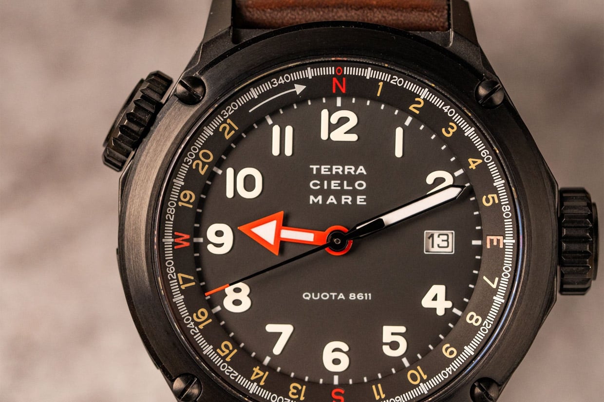 Terra Cielo Mare Orienteering Quota 8611 Watch Is Ready for Any Terrain