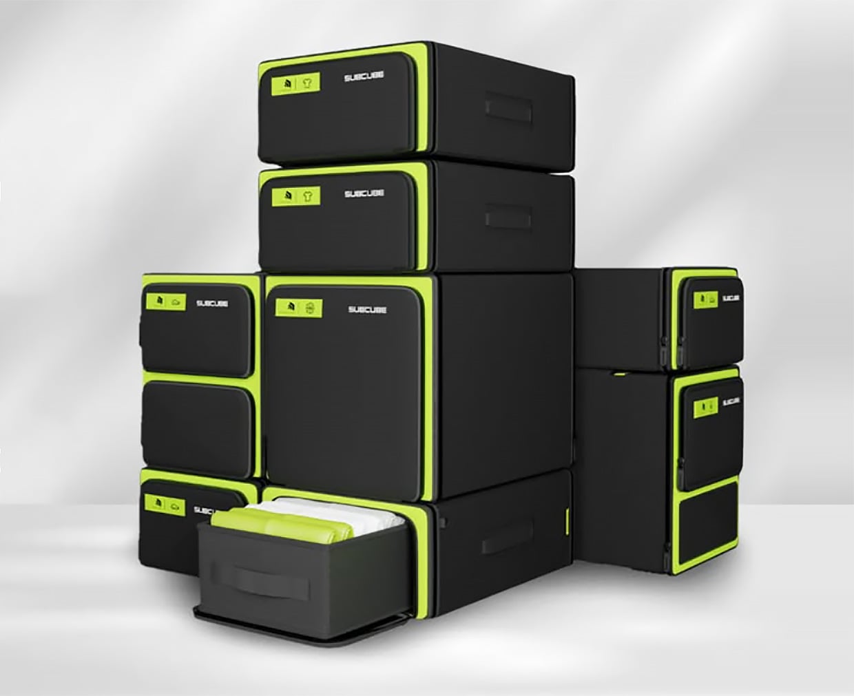 Subcube Magnetic Modular Storage Cubes