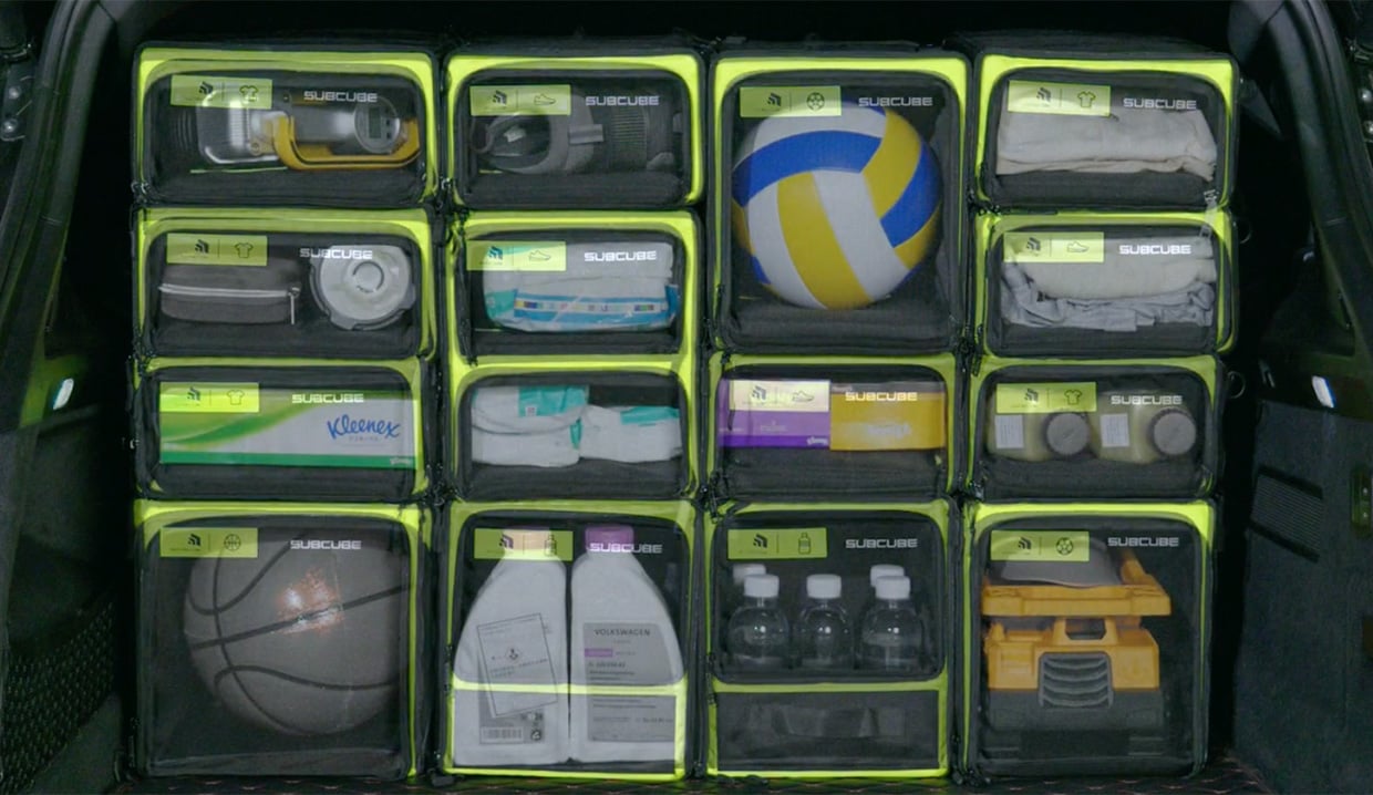 Subcube Magnetic Modular Storage Cubes