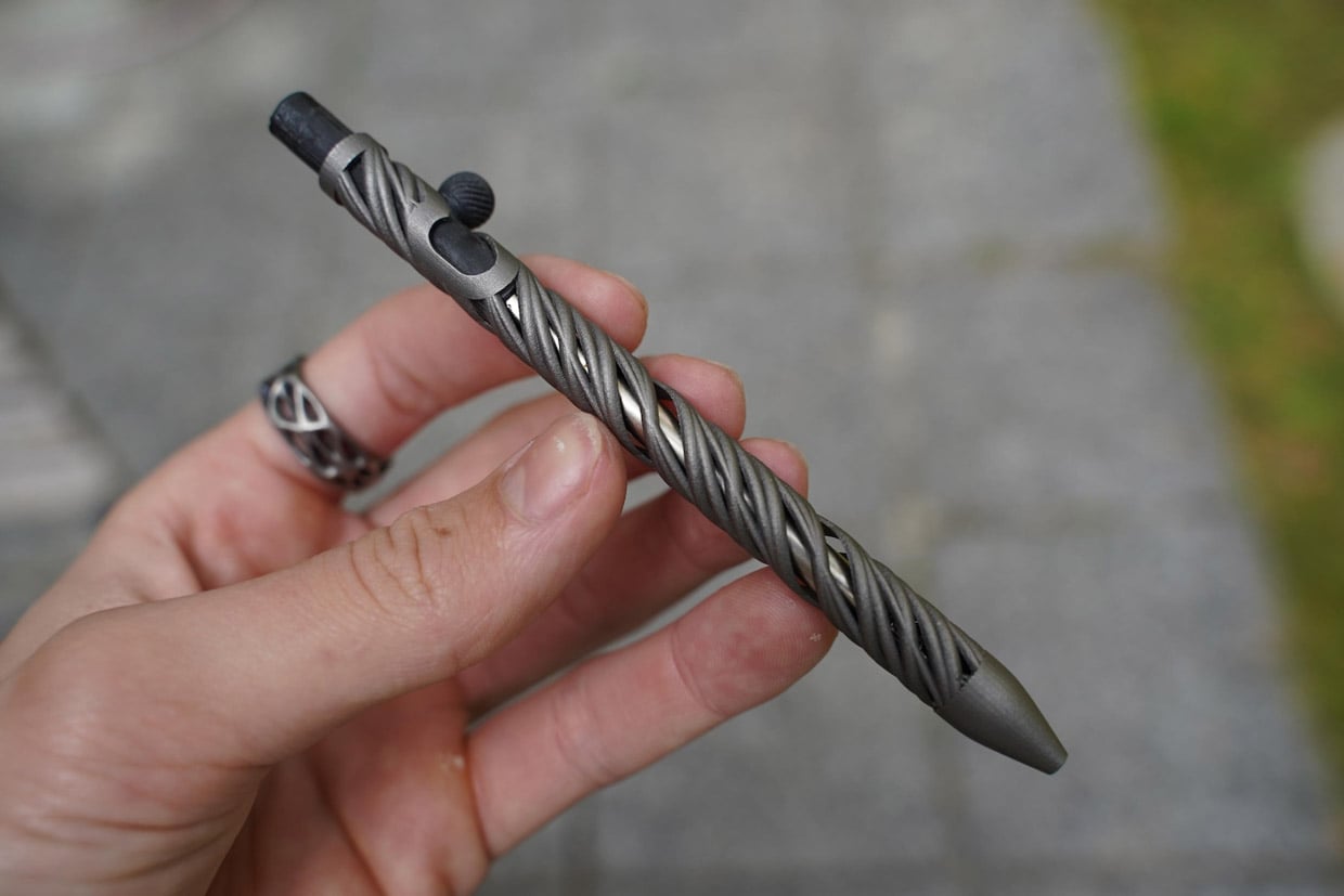 These 3D-Printed Titanium Pens Combine Strength and Style
