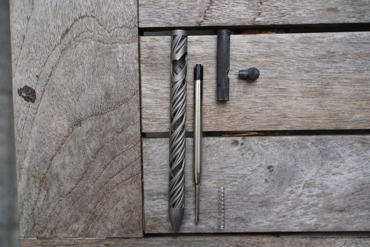 These 3D-Printed Titanium Pens Combine Strength and Style