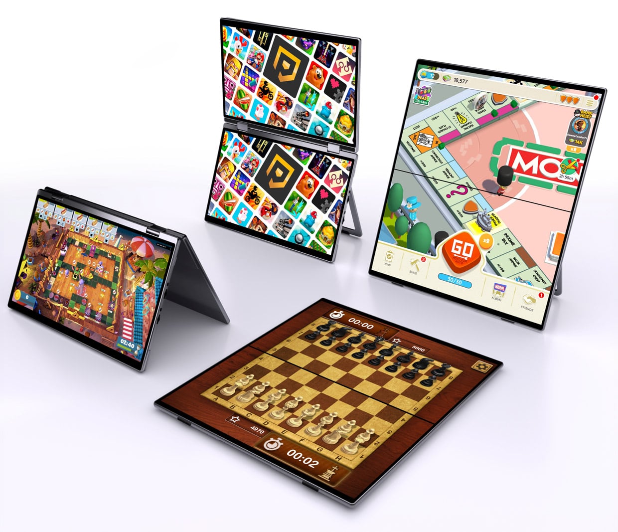 The DUOONE Is a Dual-Screen OLED Display for Gaming and Productivity