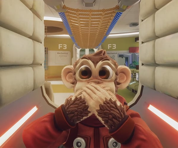 Chimps Run a Spaceship in the Crazy Co-op Game "Go Ape Ship!"