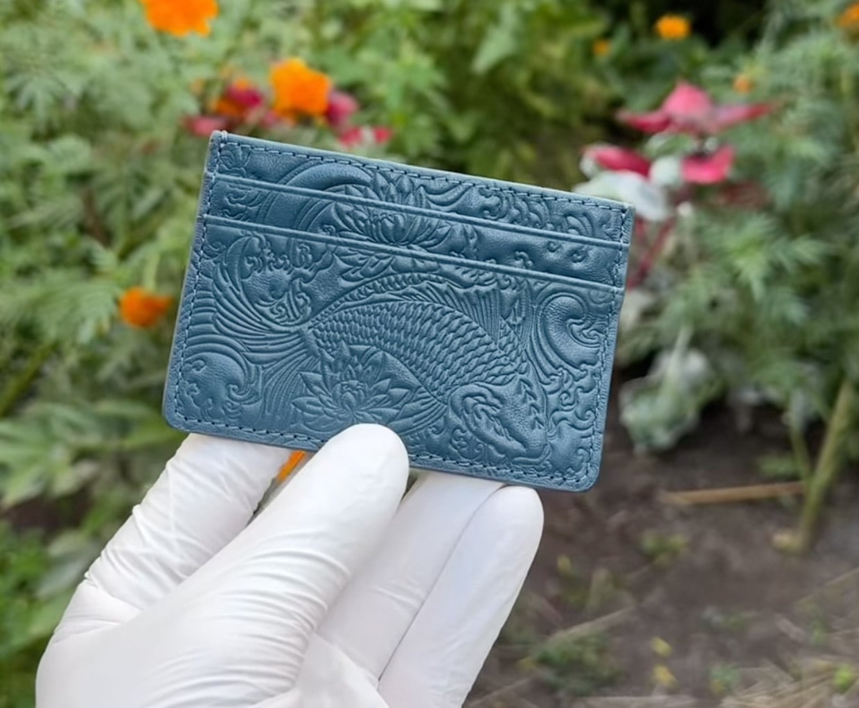 Izuki Leather Card Holder Wallet