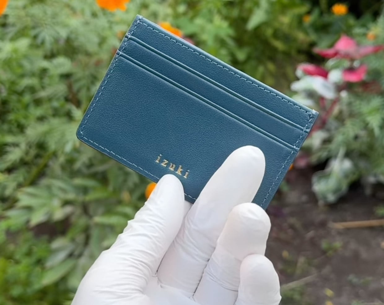 Izuki Leather Card Holder Wallet