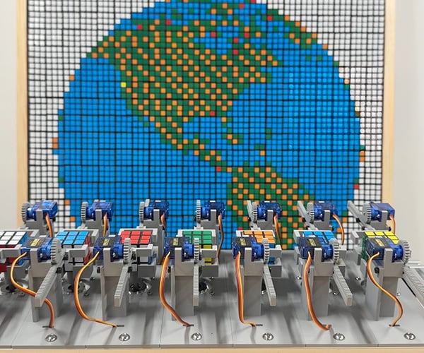 Making a Robot That Makes Rubik's Cube Pixel Art