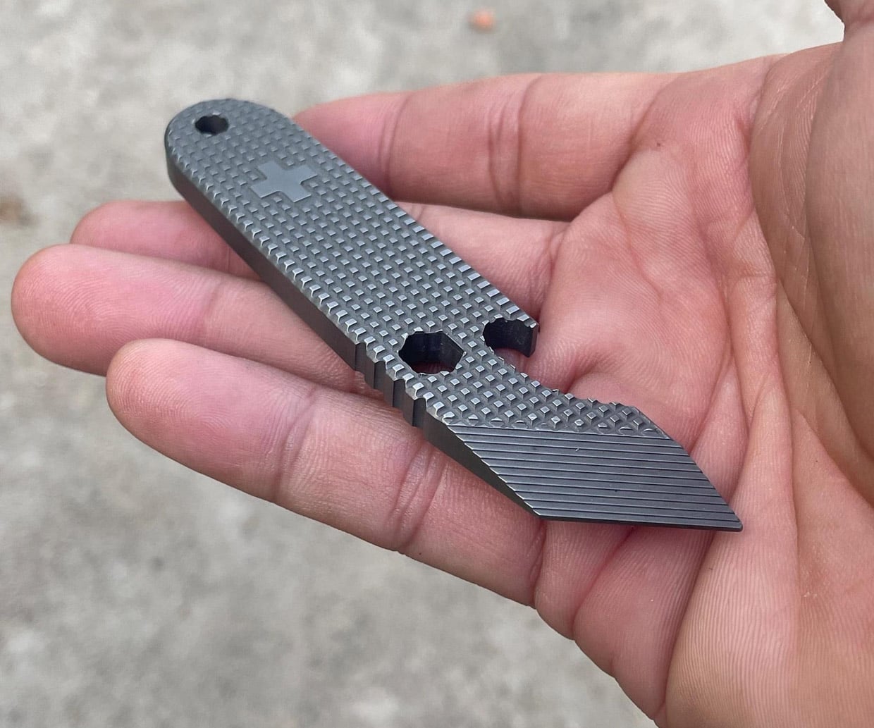 PQCustomEDC Titanium Pry Bar