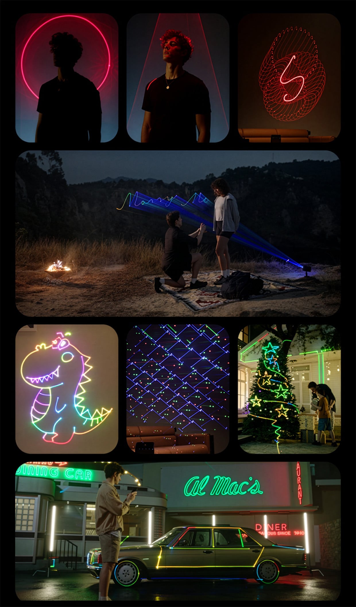 Create Your Own Laser Show With the Laserabc A1 Cube