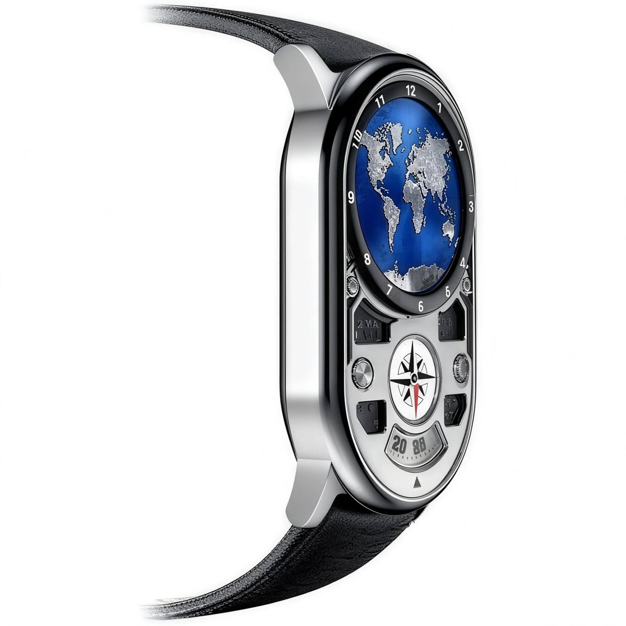 The Planet Dashboard Watch Tells Time with the Continents