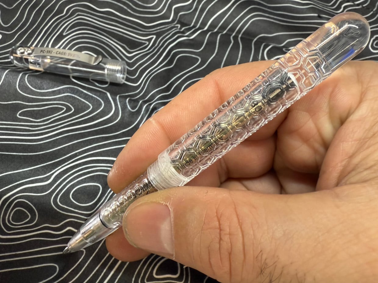 This See-Through Embassy Pen Features a Vapor-Polished Polycarbonate Body