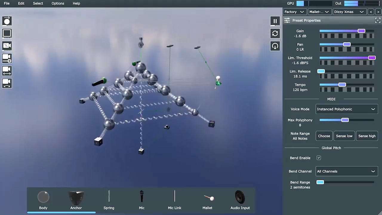 Anukari Is a Synthesizer That Makes Sounds Through Physics Simulations