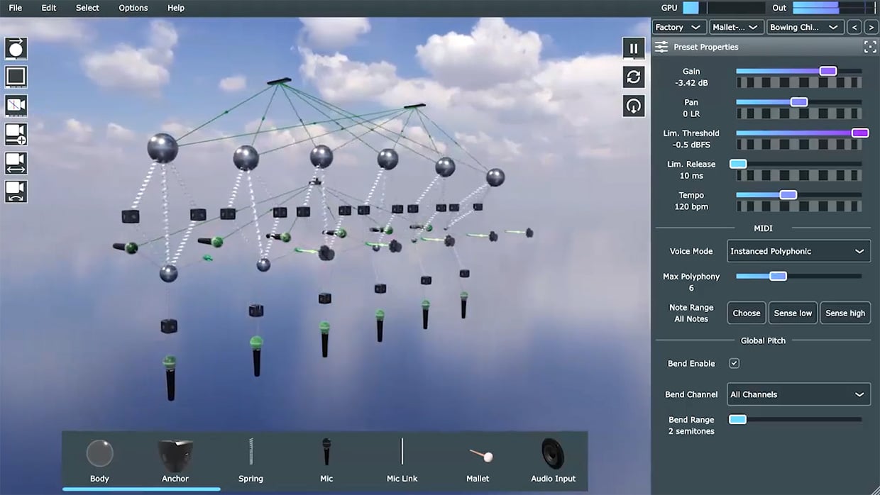 Anukari Is a Synthesizer That Makes Sounds Through Physics Simulations