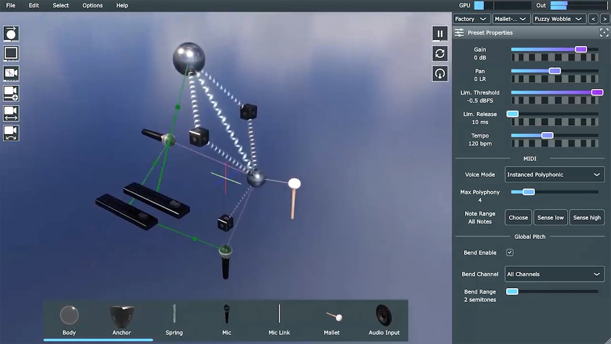 Anukari Is a Synthesizer That Makes Sounds Through Physics Simulations